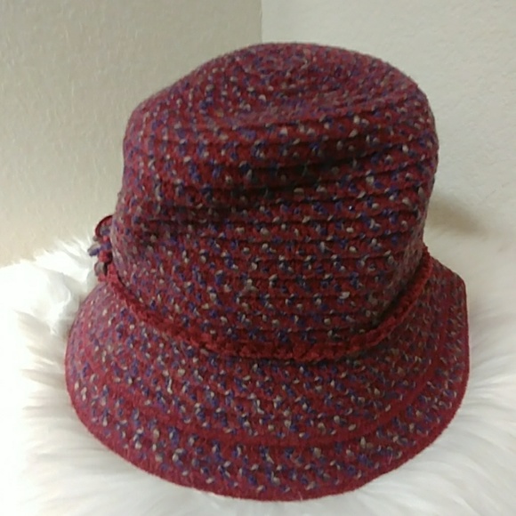betmar | Accessories | Betmar Red Tweed Bucket Hat | Poshmark